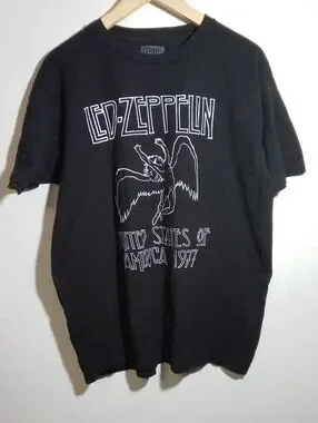 led zeppelin | Shirts | Led Zeppelin Black Graphic Band Tee | Poshmark